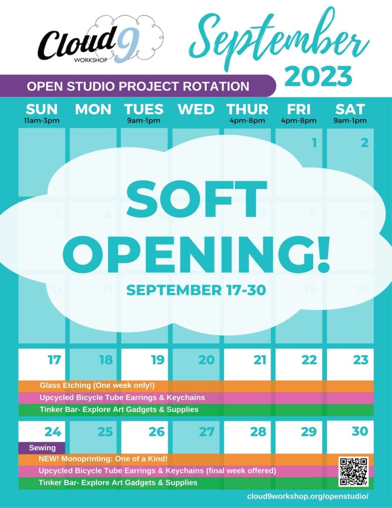 Open Studio Pass Pack - Cloud 9 Workshop